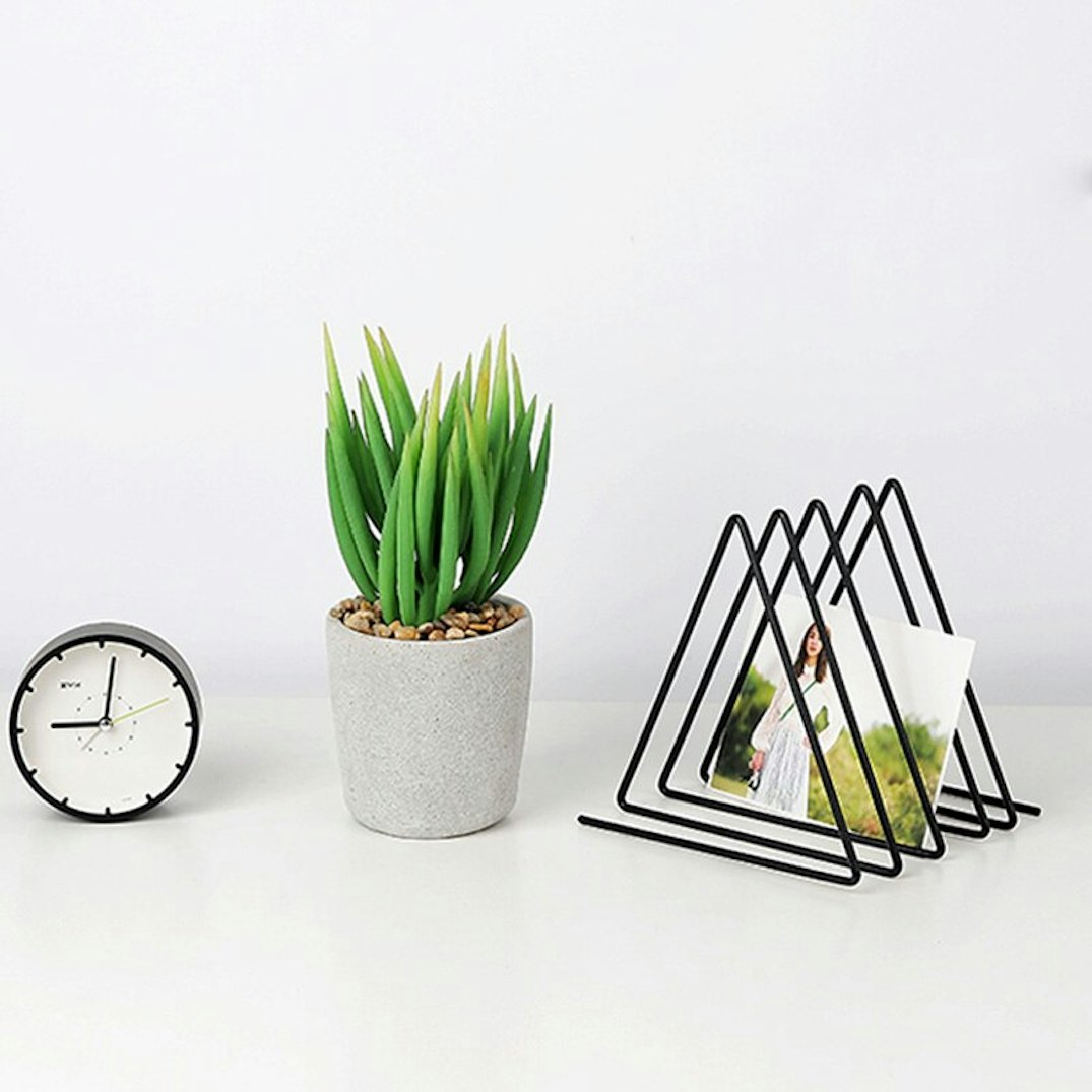 Triangle Magazine Rack - $1.4 on AliExpress, via Thieve • thieve.co