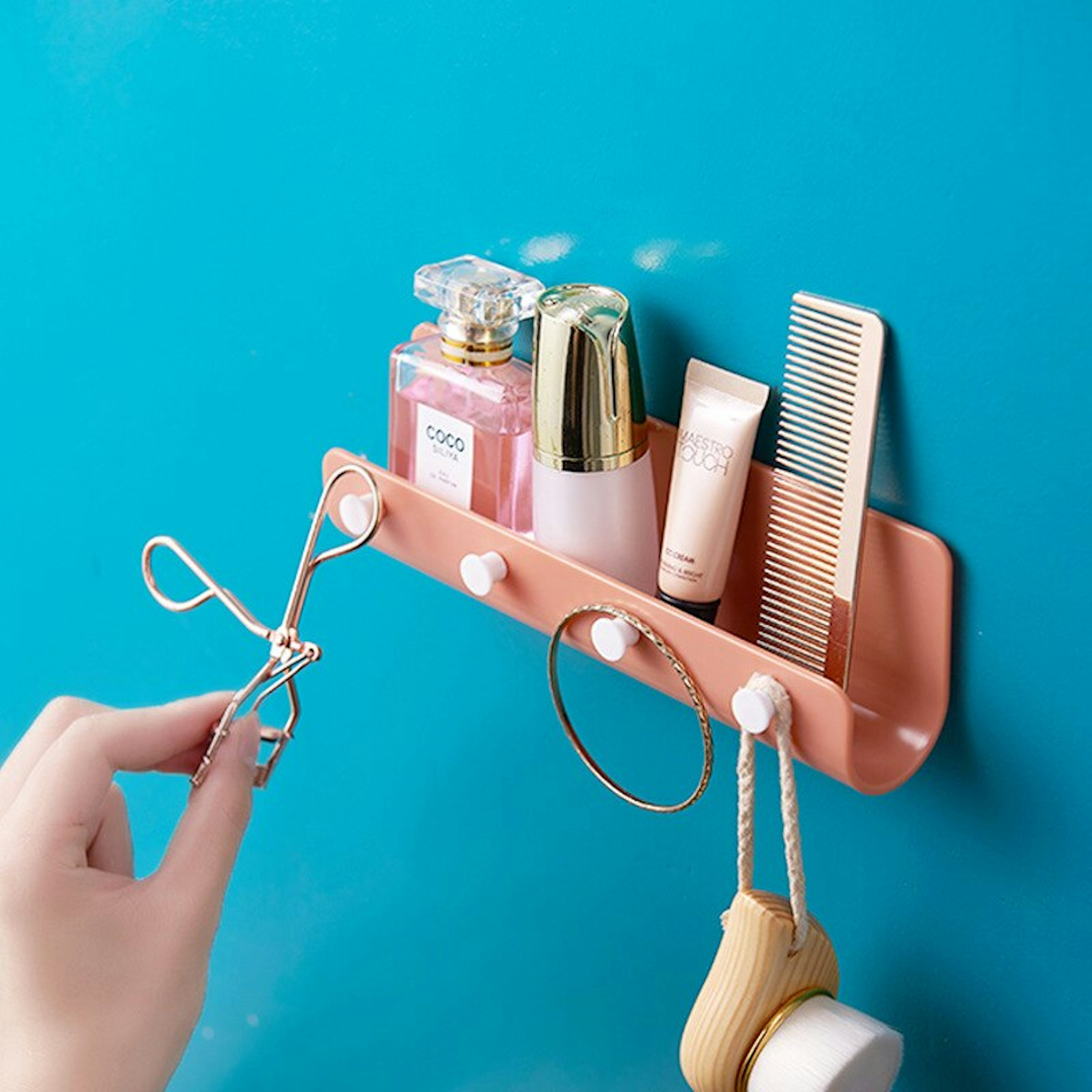 Adhesive Organizer Shelf - $10.65 on AliExpress, via Thieve • thieve.co
